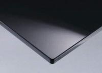 China Black Tinted Mirror Glass 4mm Thickness , High Reflection Decorative Tinted Glass for sale
