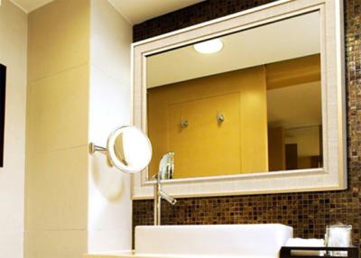 China Beautiful Tinted Mirror Glass 2~6mm Thickness Beveled Glass Bathroom Mirrors for sale