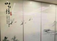 China Exquisite Appearance Digital Printing On Glass Size Custom For Home Decoration for sale