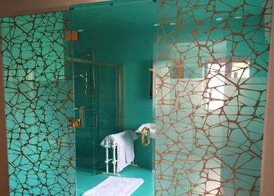 China Personalized Digital Printing On Glass , Never Fade Walk In Shower Glass for sale