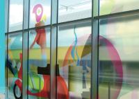 China Various Patterned Digital Printing On Glass / 3~12mm Commercial Building Glass for sale