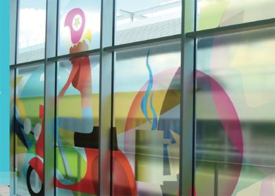 China Various Patterned Digital Printing On Glass / 3~12mm Commercial Building Glass for sale