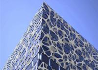 China Tempered Digital UV Printing On Glass , Exterior Building Glass With Various Patterned for sale