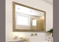 China Bathroom Decorative Framed Mirrors , Safety Explosion Large Framed Wall Mirror for sale