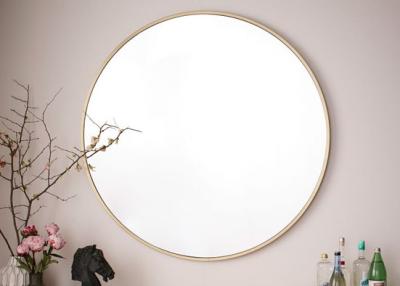 China 3-6mm Framed Bathroom Mirrors , Exquisite Appearance Big Decorative Wall Mirrors for sale