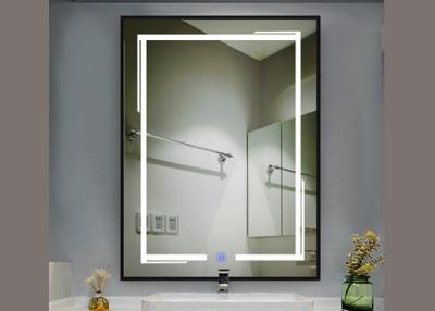 China Waterproof Light Oak Framed Mirrors , Oversized Decorative Wall Mirrors for sale