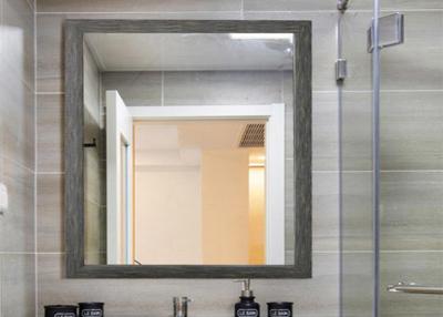 China Wood Framed Bathroom Mirrors Modern Stylish Anti Explosion For Hotel / Office for sale