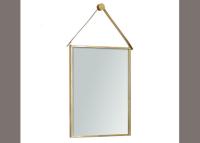China Handmade 3-6mm Framed Bathroom Mirrors Anti Explosion Size Customized for sale
