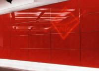 China 8mm Wardrobe Door Mirror Glass , Decorative Lacquered Glass Various Colors for sale