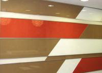 China 8mm Wardrobe Door Mirror Glass , Decorative Lacquered Glass Various Colors for sale