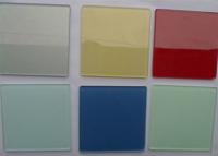China Surface Smooth Lacobel Painted Glass Environment Friendly Various Colors Available for sale