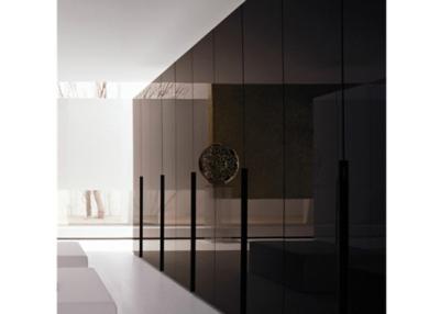 China Multifunction Custom Painted Glass , Black Back Painted Glass With Safety PE Film for sale
