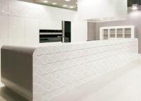 China Fashion White Back Painted Glass 3mm Thickness For Wall Decoration / Furniture for sale