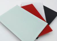 China Various Sizes Wardrobe Mirror Glass , Easy Cleaning White Back Painted Glass for sale