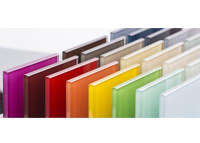China Stain Resistant Lacobel Painted Glass Easy Clean For Theatres / Cinemas for sale
