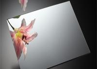 China Custom Size Mirror Glass Sheets , Safety Mirror Sheet For Home Decorations for sale