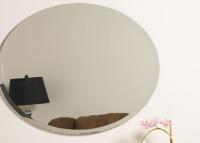 China Wall Mounted Silver Mirror Sheet / Silver Oval Bathroom Mirrors For Home Furniture for sale