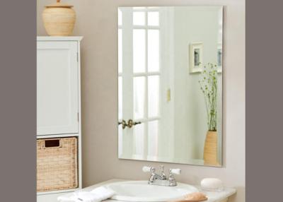 China Attractive Silver Mirror Sheet / Decorative Bathroom Wall Mirrors 4mm Thickness for sale