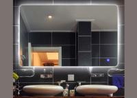 China Luxurious Illuminated Sensor Bathroom Mirrors , Customized Smart Bathroom Mirror for sale