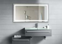 China Home Illuminated Bathroom Mirror , Customized Rectangle Mirror With Lights for sale