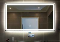 China Stylish  Rectangle Vanity Mirror , Illuminated Wall Mirrors For Bathroom for sale