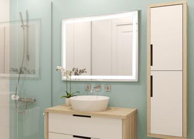China Multi Function Smart LED Bathroom Mirror / LED Illuminated Mirrors For Bathrooms for sale