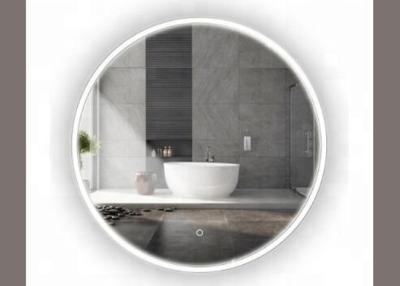 China Round Shape Smart LED Bathroom Mirror Size Customized For Ladies Makeup for sale