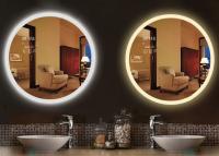 China Round Shape Smart LED Bathroom Mirror Size Customized For Ladies Makeup for sale
