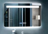 China Large Wall Decorative Luxury Illuminated Bathroom Mirrors / LED Touch Screen Mirror for sale