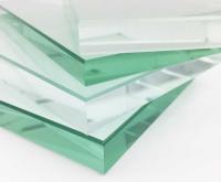 China 2mm Safety Tempered Glass With Mat C / Mat V Edge for sale