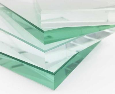 China 2mm Safety Tempered Glass With Mat C / Mat V Edge for sale
