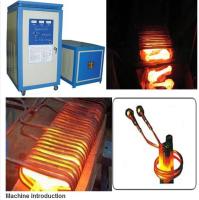 China 120Kw Middle Frequency Automatic bolts nuts hot forging solid power induction heating machine for sale for sale