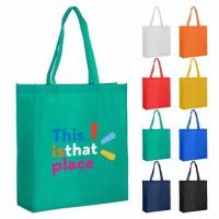 China Custom Eco Friendly Non Woven Tote Bag 80gsm Reusable Shopping Promotional for sale