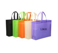 China Custom Non Woven Shopping Bag Tote 60gsm 140gsm CMYK Printing Reusable for sale