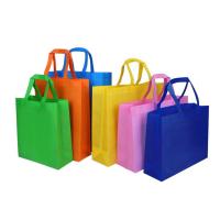 China Foldable Non Woven Shopping Bag 100gsm Fabric Custom Size 45x35x12cm for Supermarket Grocery for sale