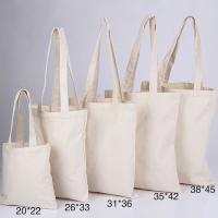 China Reusable Recycle Canvas Tote Bag Shopping Bulk 30cm-50cm for sale