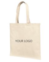China Custom Logo Canvas Tote Bags Bulk 6oz 12oz Plain Cotton Reusable Shopping Bag for sale