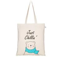 China Custom Printed Canvas Tote Bag 200g Lightweight Reusable Shopping Bag for sale
