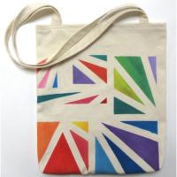 China Custom Canvas Tote Bag 35x40cm Heat Transfer Printing Eco Friendly Shopping Shoulder Bag for sale