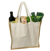 China Eco Friendly Printed Cotton Canvas Totes Bulk Bag With Double Handles for sale