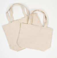 China YISON Heavy Duty Canvas Tote Bag 10x14x5 inch Reusable Shopping Grocery Bag with 20 inch Strap for sale