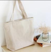 China Blank Black Canvas Tote Bag 6oz to 16oz Heavy Duty Eco Friendly Shopping Bag with Bottom Gusset for sale