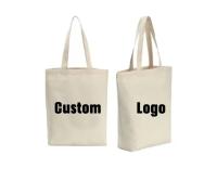 China Heavy Duty Canvas Shopping Tote Bag 16x16x8 inch Custom Logo Reusable Grocery Bag for sale