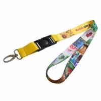 China Heatransfer Printed Blank Polyester Sublimation Lanyard Badge Holder Custom Logo for sale