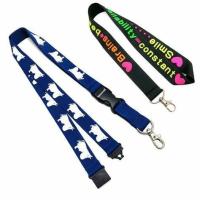 China ROHS Mobile Phone Nylon Lanyard Strap ID Card Holder Keys Custom for sale