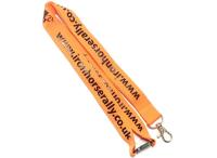 China Silkscreen Printed Lanyard Plastic Holder In Bulk Custom Pantone Colors for sale