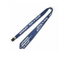 China Custom Polyester Lanyard 1/2x36 inch with Metal J-Hook for Promotional Events for sale