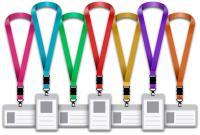 China Custom Logo Flat Woven Polyester Lanyards 2cm x 90cm Badge ID Card Holder for Events for sale