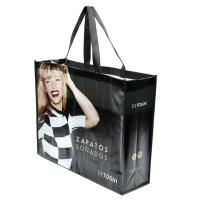 China Custom 120g Laminated Non Woven Shopping Bag Reusable Grocery Tote 30-50cm for sale