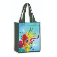 China Custom Nonwoven Lamination Tote Bag 60-120gsm Eco Friendly Reusable Shopping Bag for sale